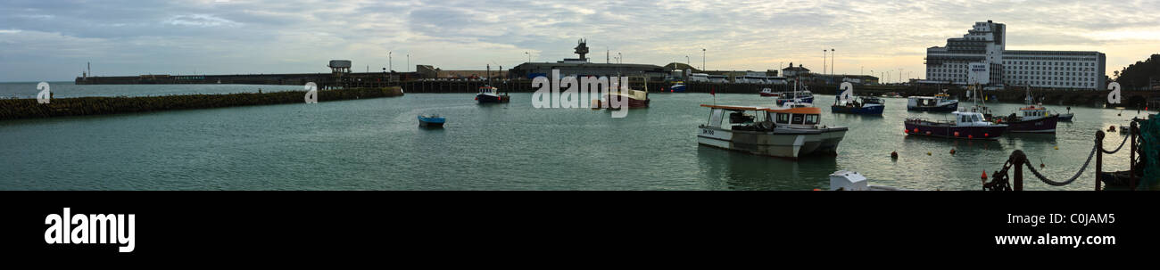 View folkestone harbour kent england hi-res stock photography and ...