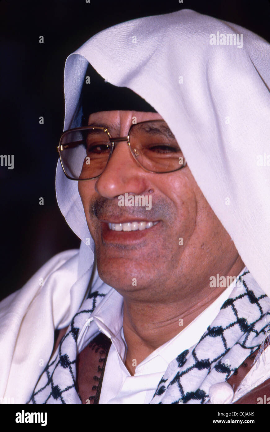 Libyan President Muammar Gaddhafi during the celebrations marking his ...