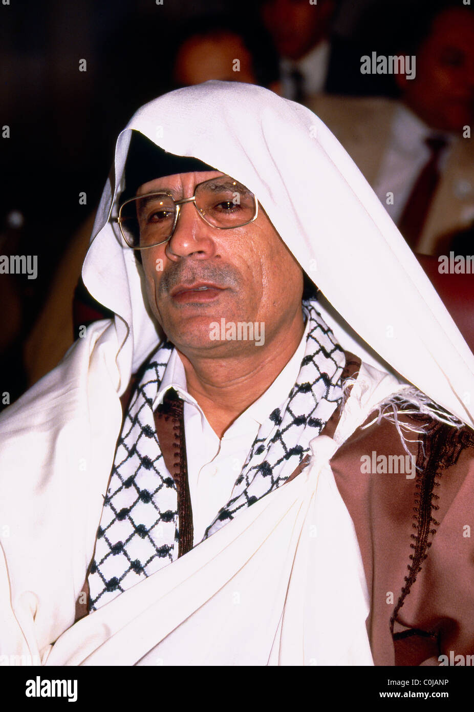 Libyan President Muammar Gaddhafi during the celebrations marking his ...