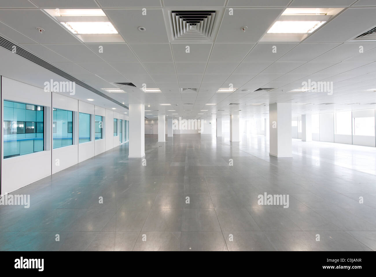 The interior of the Cube, prior to being occupied Stock Photo - Alamy