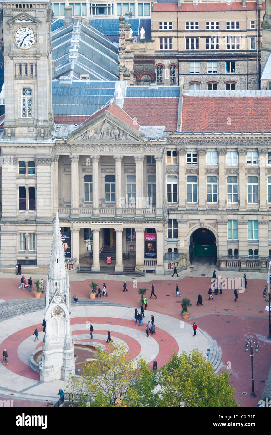 Chamberlain square birmingham west midlands hi-res stock photography ...
