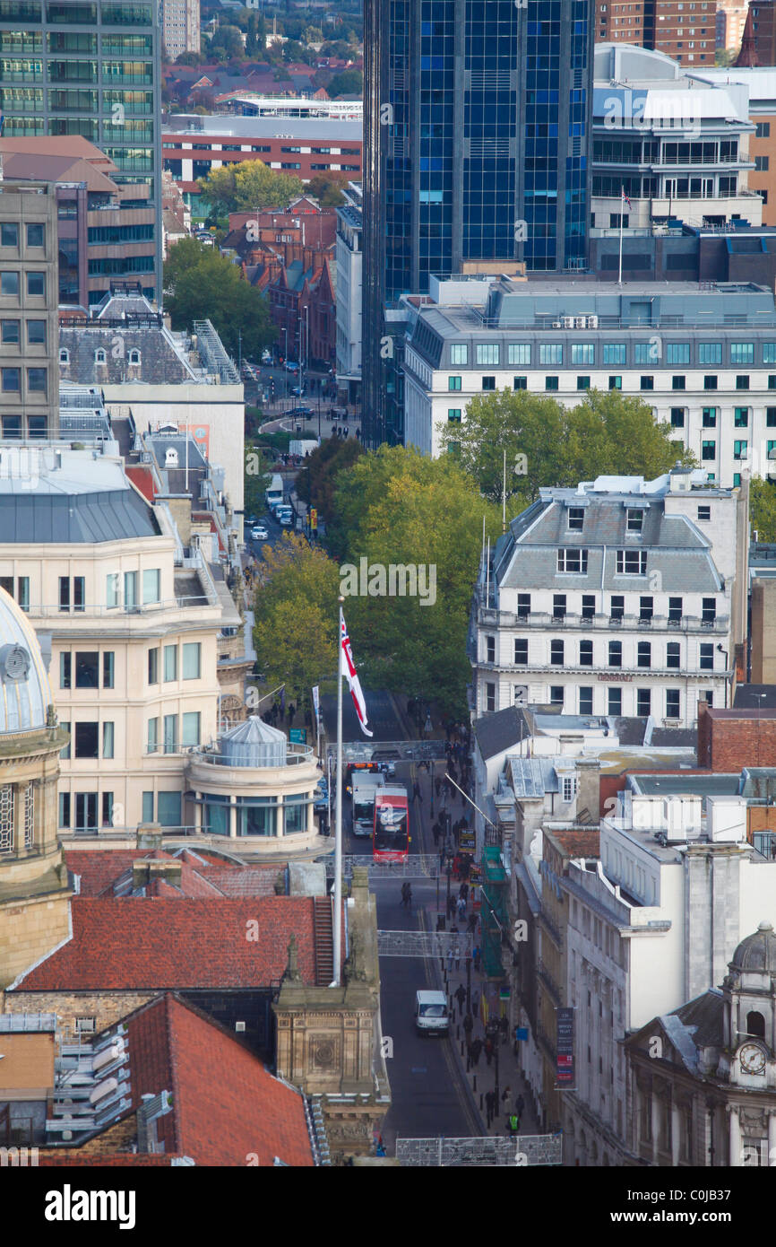 Aerial view of Colmore Row in Birmingham, West Midlands Stock Photo - Alamy