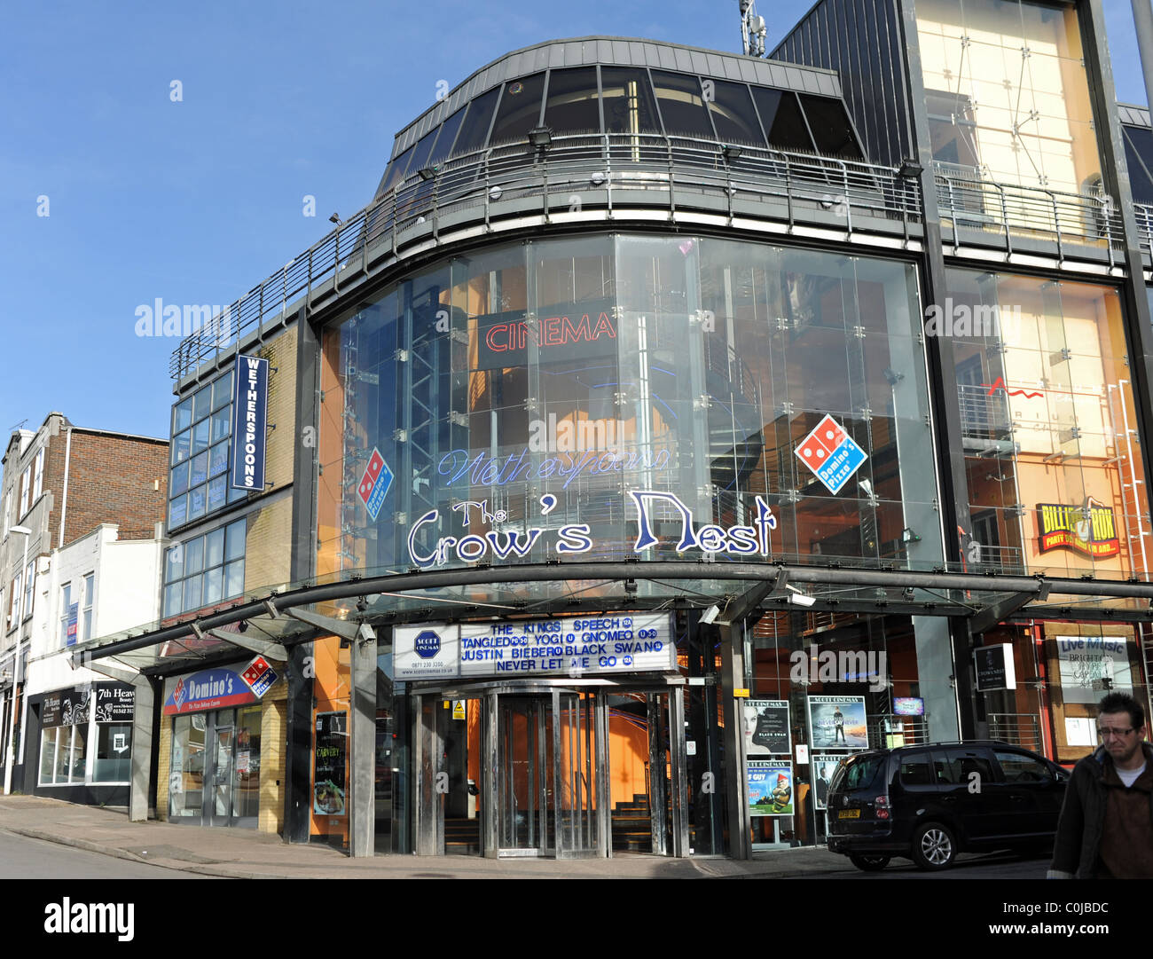 The Crow's Nest cinema complex in East Grinstead Sussex UK Stock Photo ...