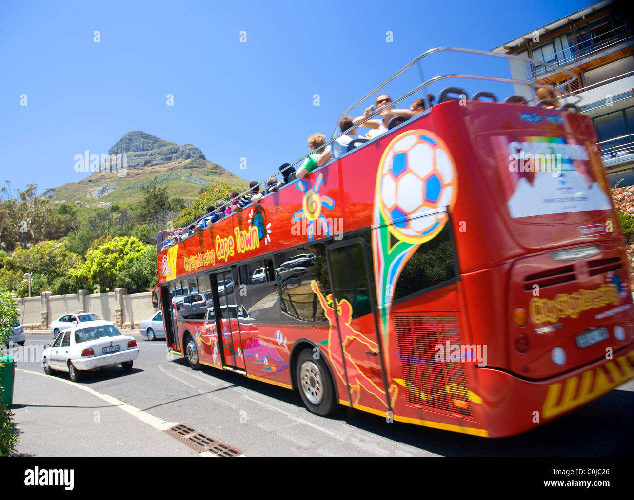 City Sightseeing bus in Cape Town Stock Photo - Alamy