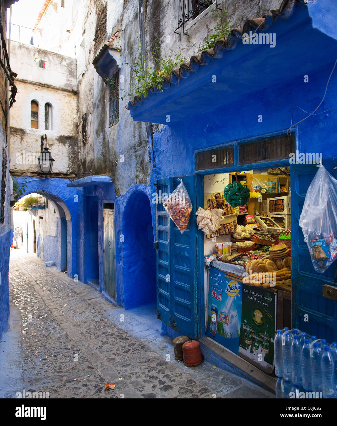 Local Food Store in the Chefchaouen Medina Stock Photo - Alamy