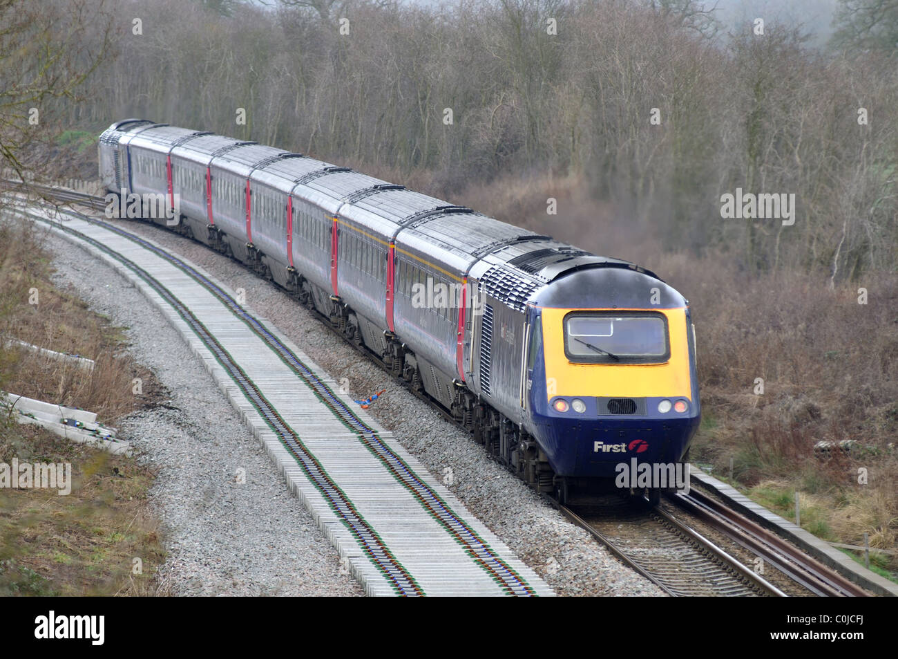 Doubling railway hi-res stock photography and images - Alamy