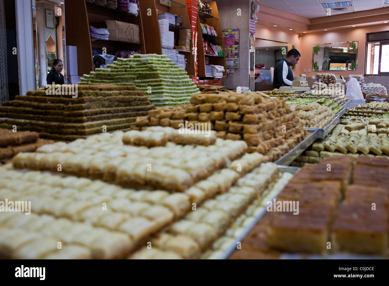 Middle East style Baklawa sweets Stock Photo - Alamy