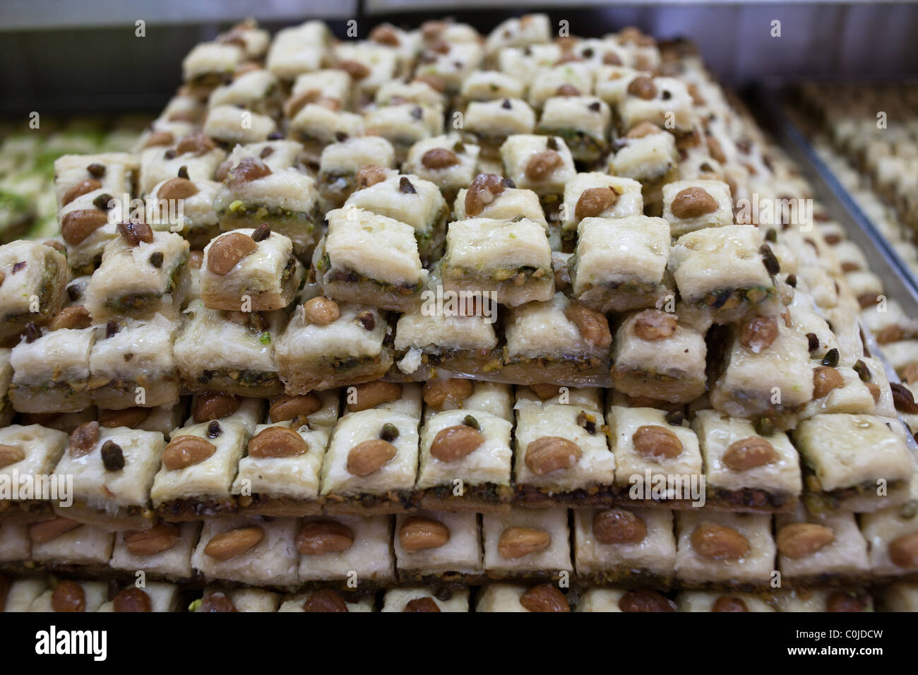 Middle East style Baklawa sweets Stock Photo - Alamy