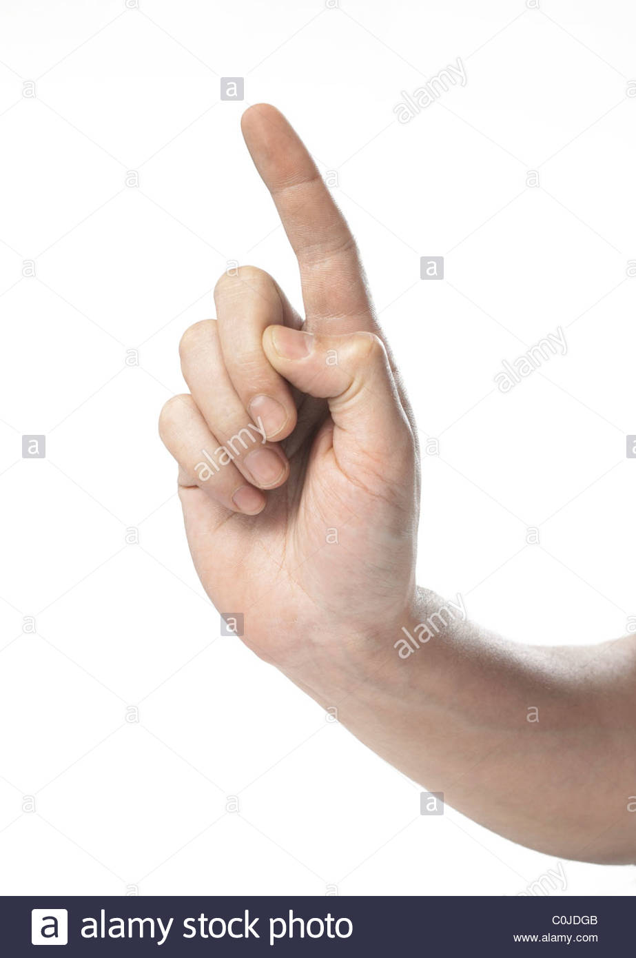 Hand Signals Cut Out Stock Images & Pictures - Alamy
