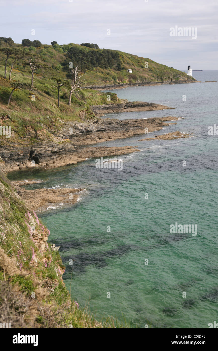 Roseland peninsula Cornwall Stock Photo - Alamy