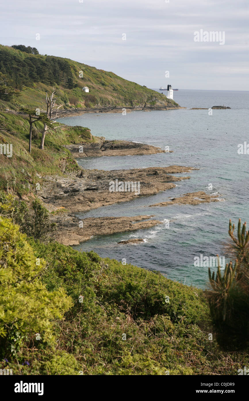 Roseland peninsula Cornwall Stock Photo - Alamy