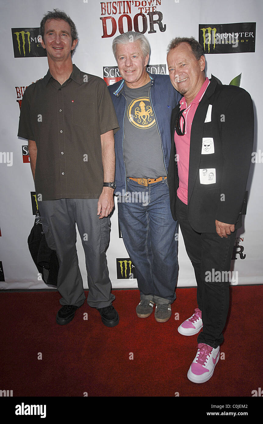 Mark Richards, Rabbit Bartholomew and Peter Townend Premiere of 'Bustin ...