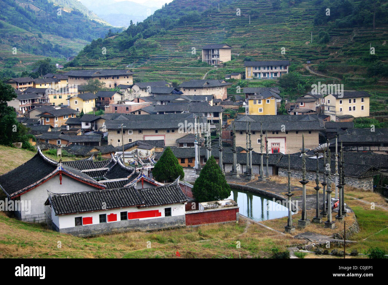 ARCHITECTURAL BEAUTY FUJIAN TULOU Fujian Tulou's beautiful village has ...