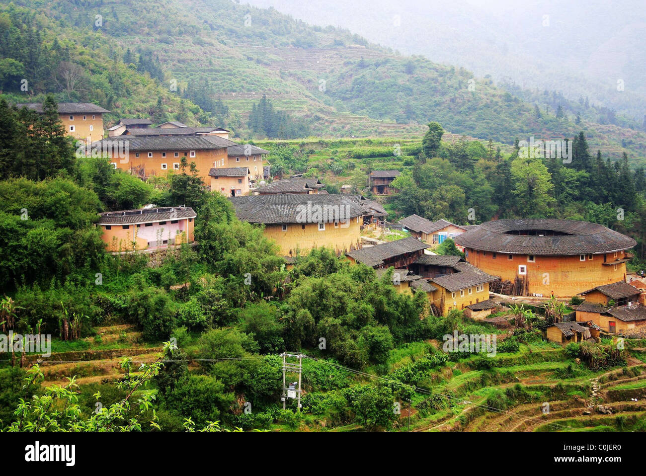 ARCHITECTURAL BEAUTY FUJIAN TULOU Fujian Tulou's beautiful village has ...