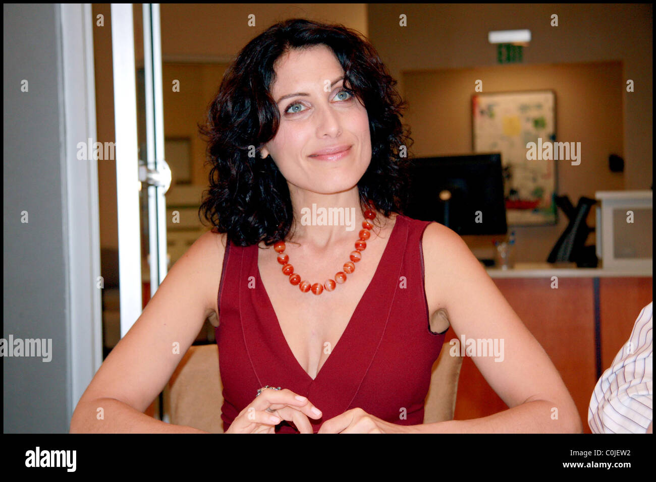 Lisa Edelstein Press conference at Fox Studio for the hit TV show ...