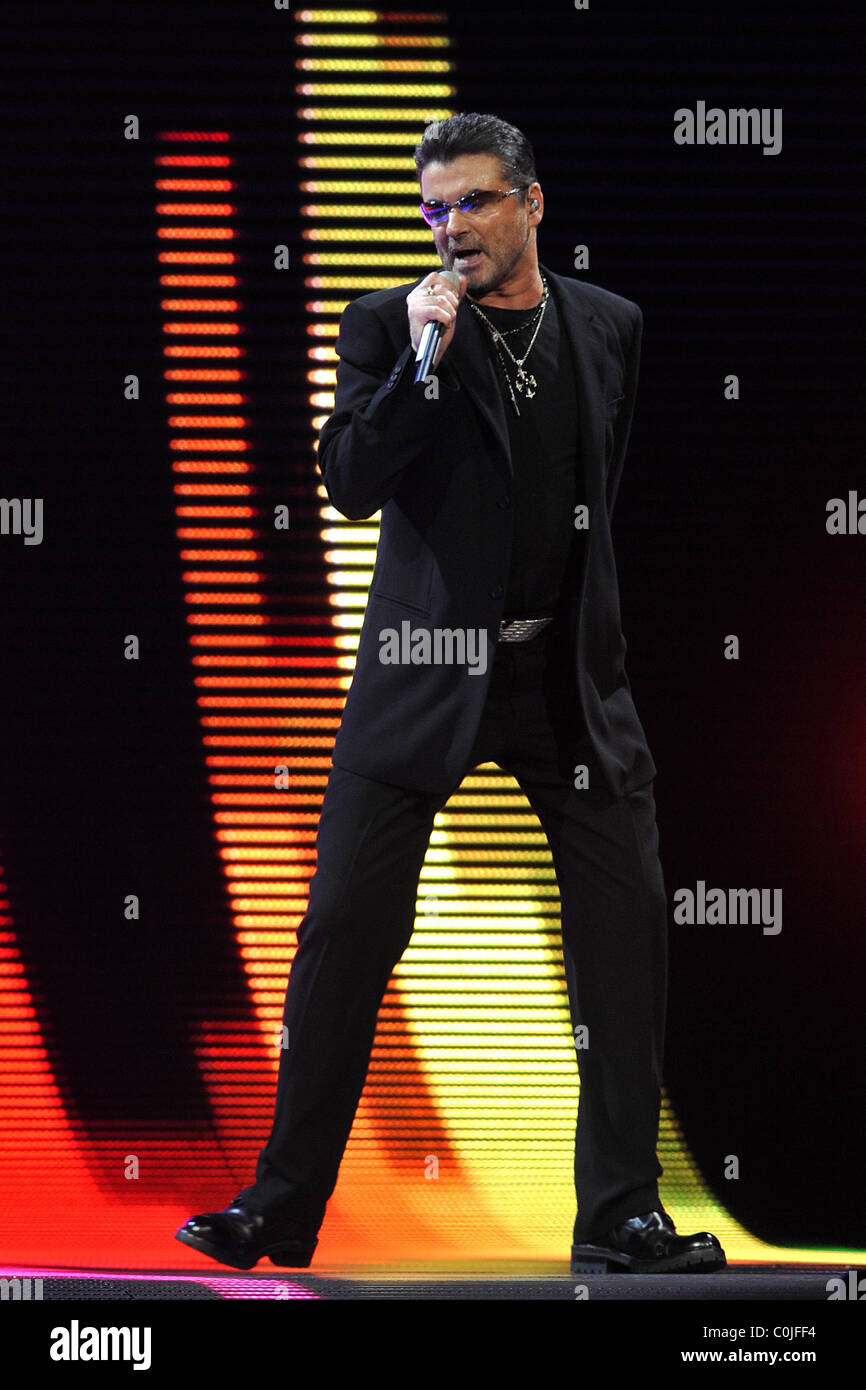 George Michael performs live in concert at Madison Square Garden in New ...