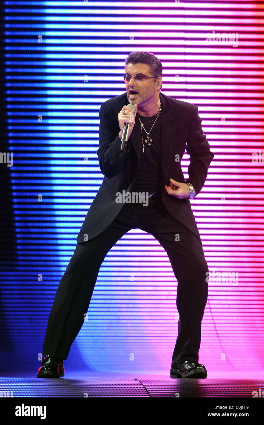 George Michael performs live in concert at Madison Square Garden in New ...