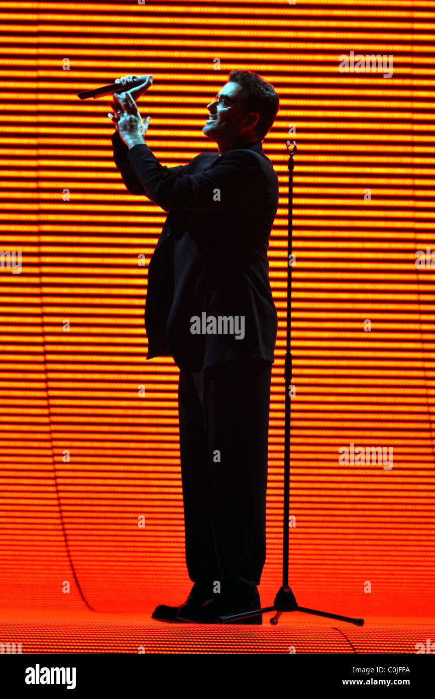 George Michael performs live in concert at Madison Square Garden in New ...