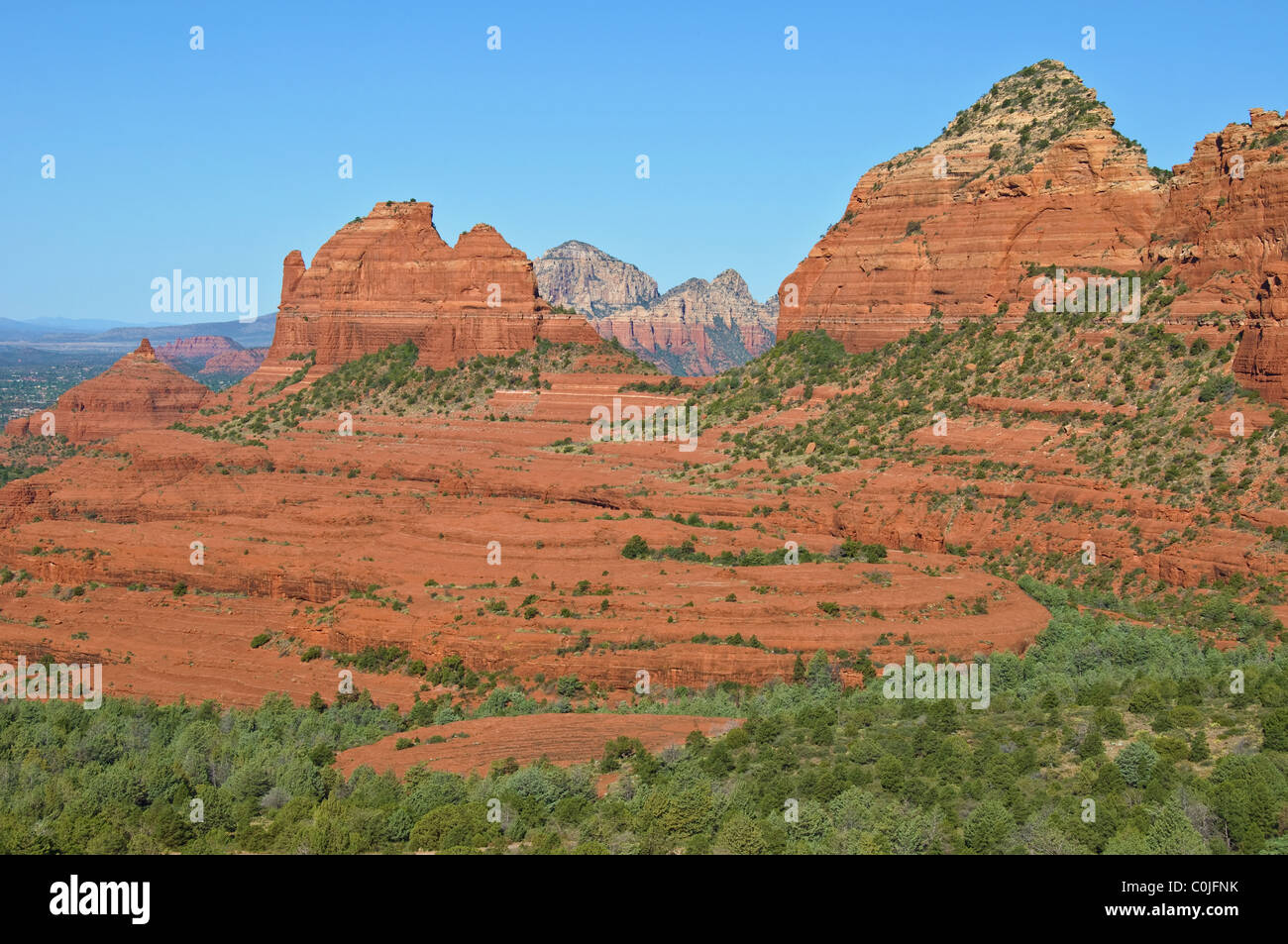 photo beautiful vibrant scenic sandstone mountain range landscape Stock ...