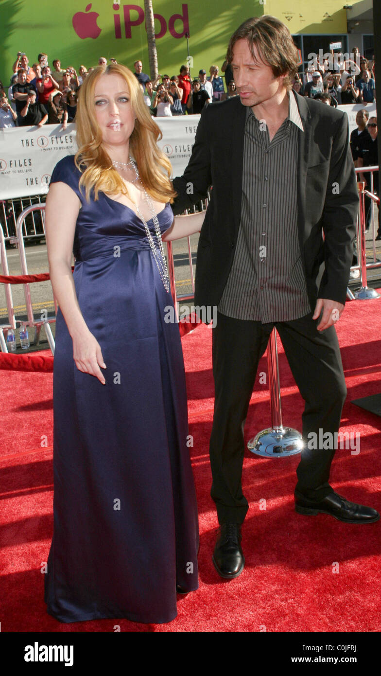 Gillian Anderson and David Duchovny World Premiere Of The X Files 'I ...