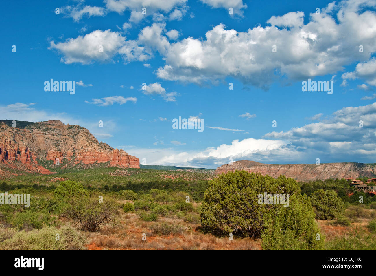 photo beautiful vibrant scenic sandstone mountain range landscape Stock ...