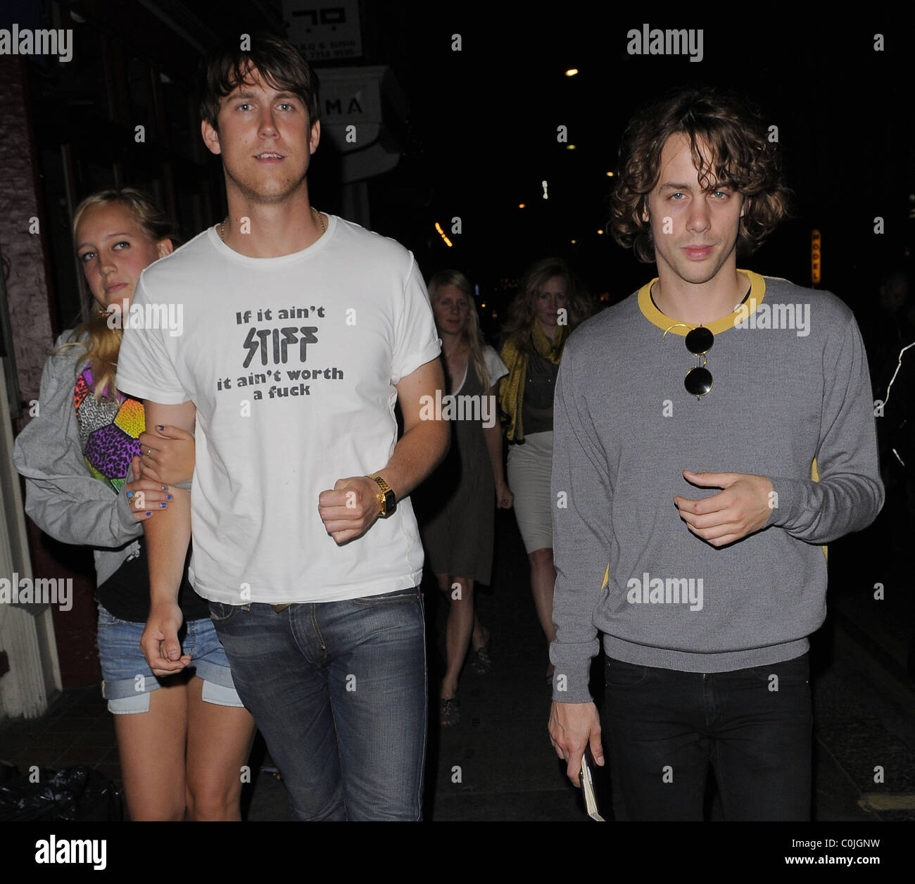 Johnny borrell from indie band razorlight hi-res stock photography and ...