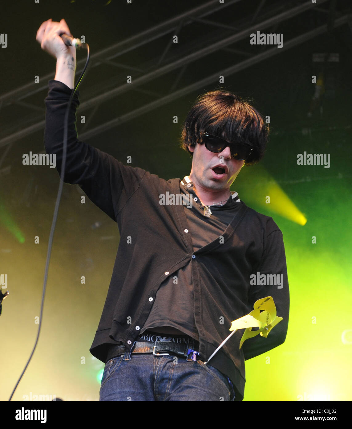 Tim Burgess of The Charlatans perform at the Ben & Jerry Sundae at ...
