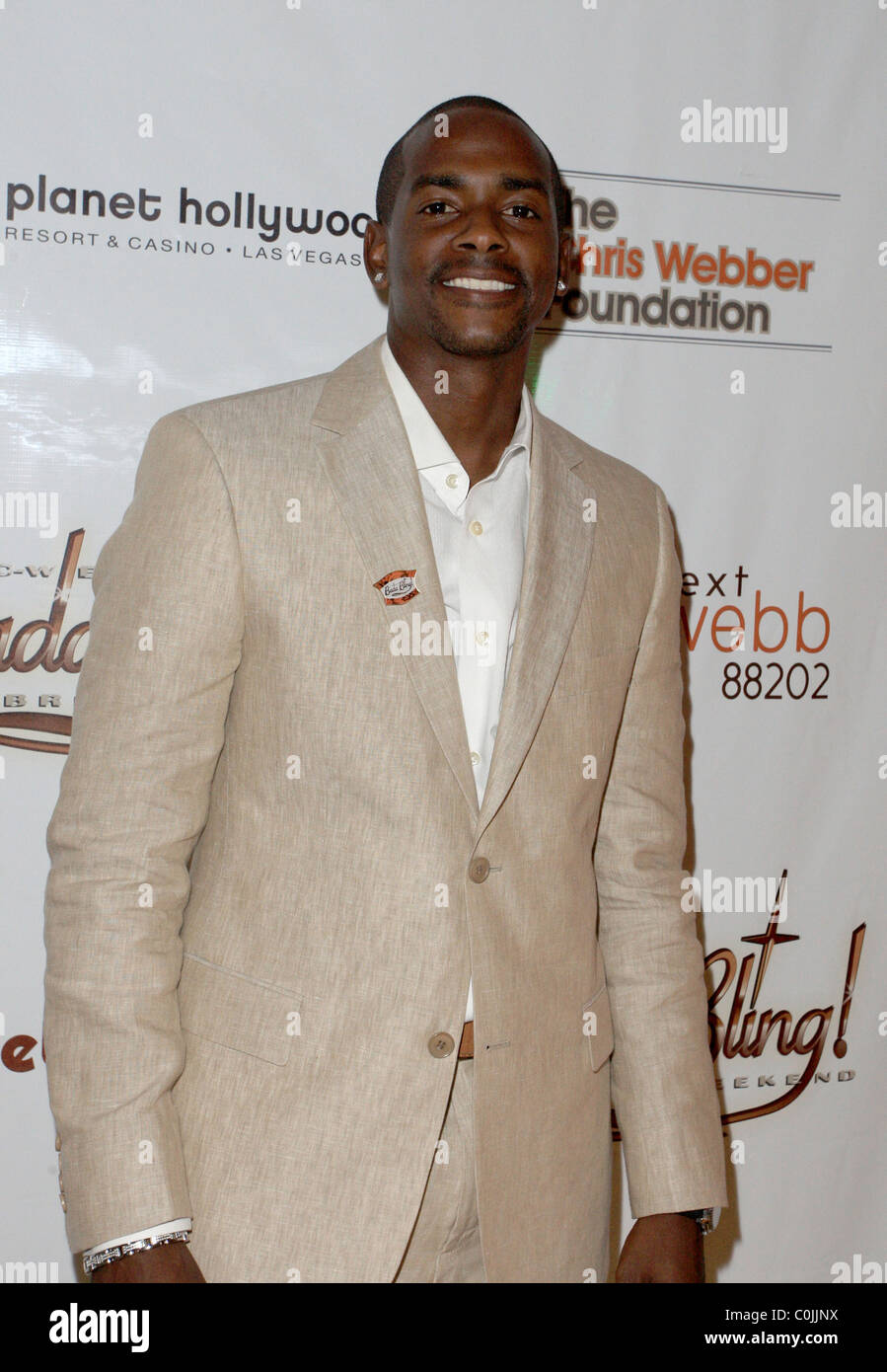 Keith Robinson, Chris Webber Bada Bling Gala - arrivals at Planet ...