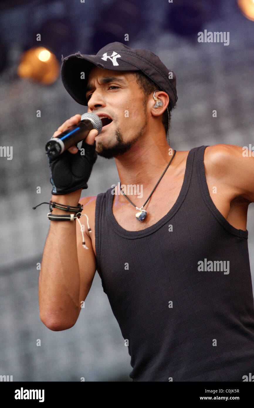Mark Medlock REWE Sommerfest at Zentraler Festplatz am Kurt-Schumacher ...
