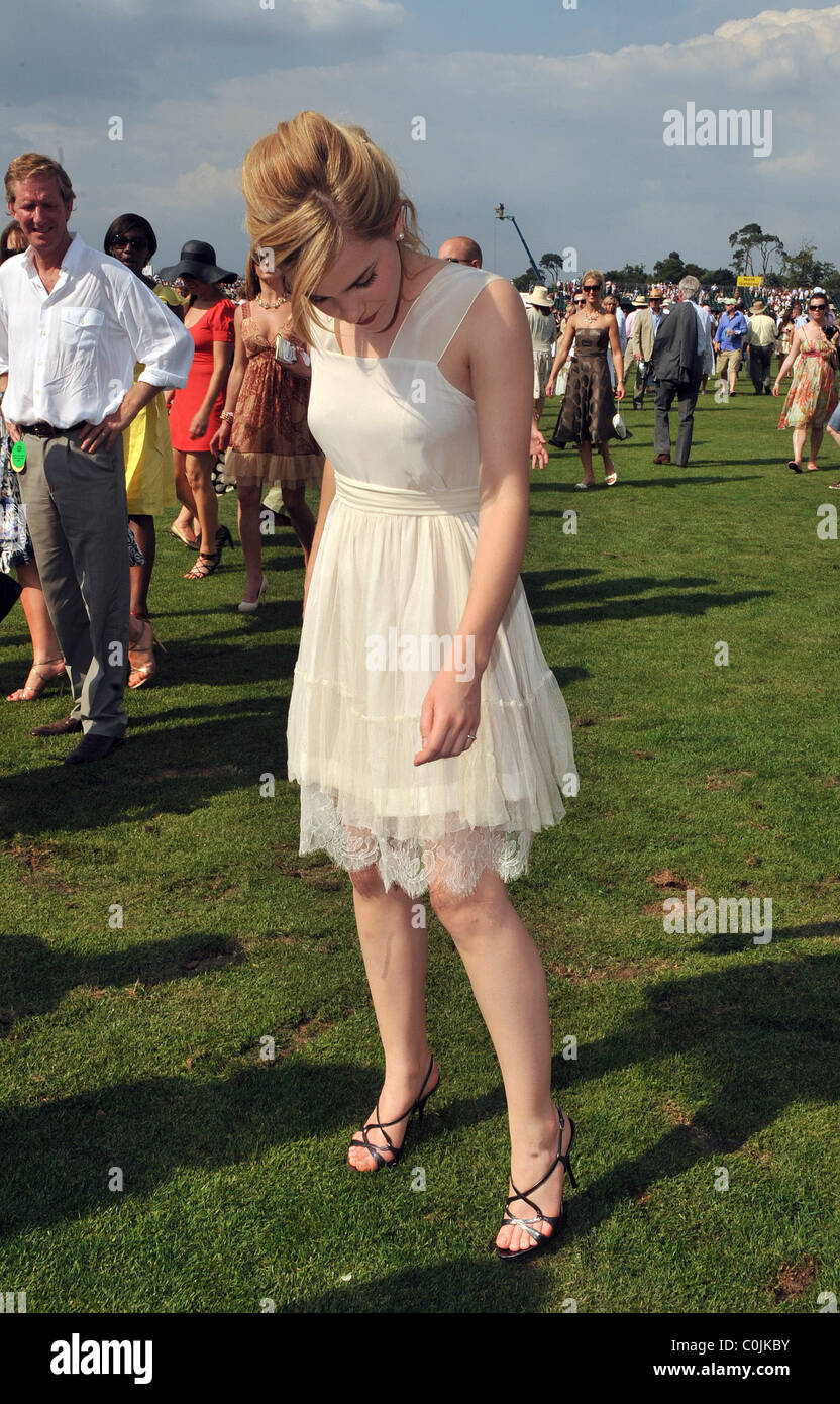 Emma Watson Cartier International Polo tournament held a the Guards ...