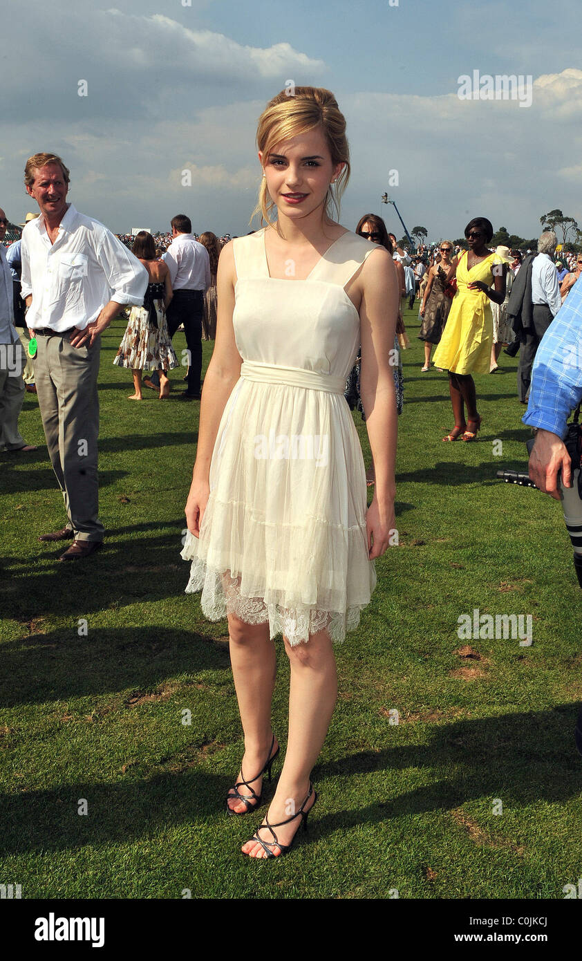 Emma Watson Cartier International Polo tournament held a the Guards ...