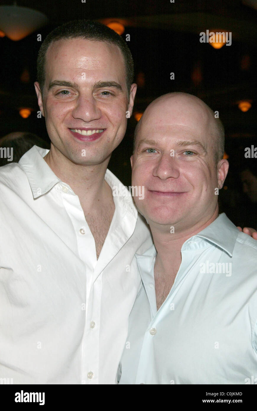 Jordan Roth and partner Richie Jackson attending the closing night ...