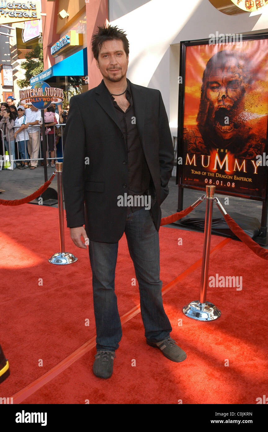 Aaron Sims Los Angeles Premiere of 'The Mummy: Tomb Of The Dragon ...
