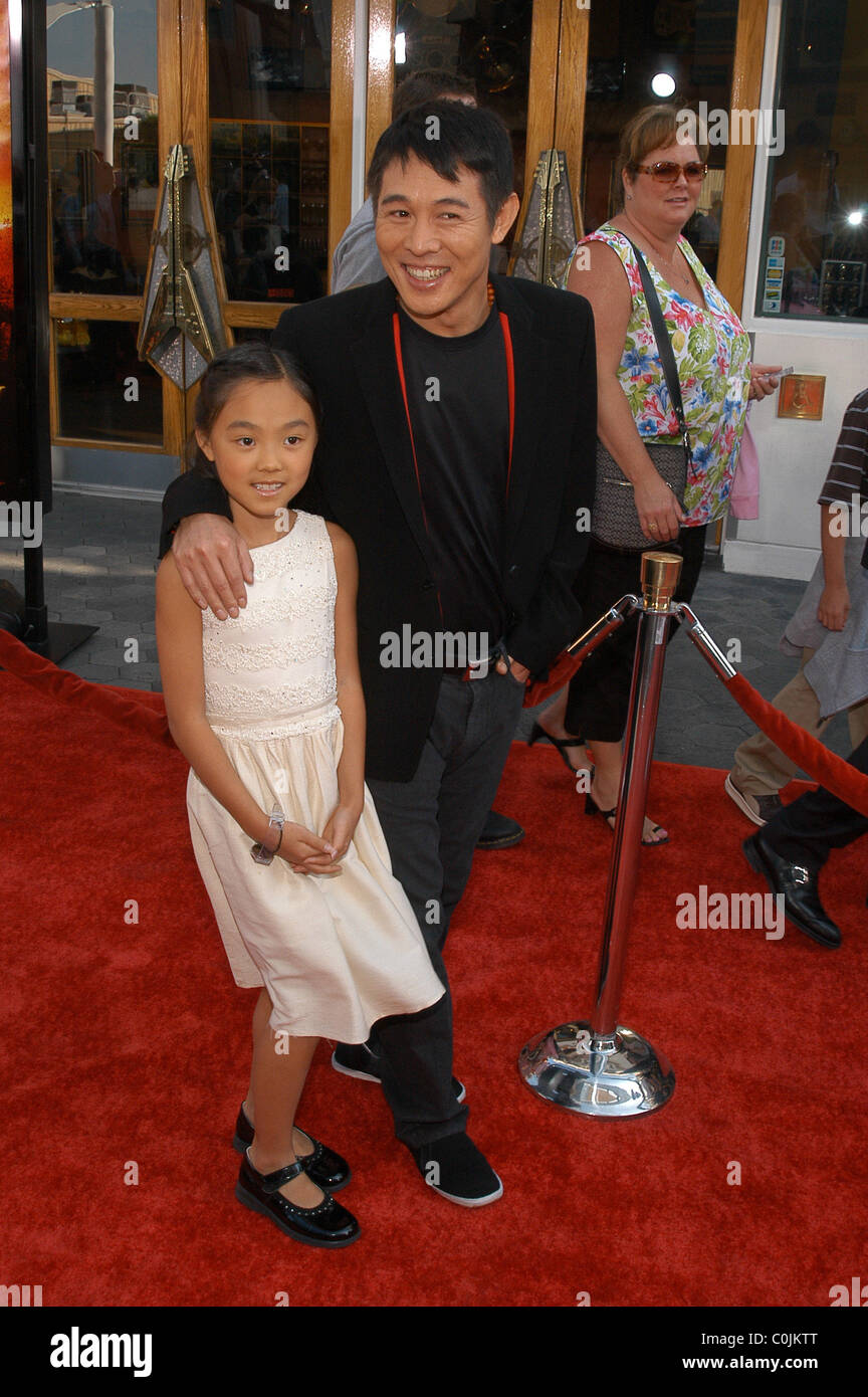 Jet Li and daughter Jane Li Los Angeles Premiere of 'The Mummy: Tomb Of ...