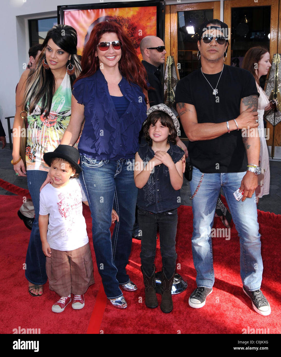 Slash family los angeles premiere hi-res stock photography and images ...