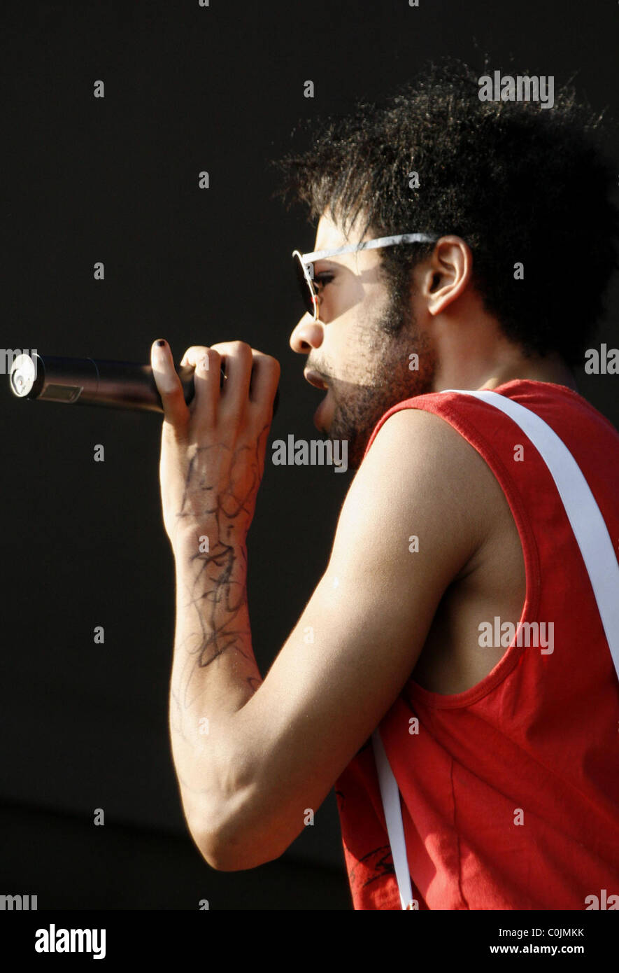 David Jordan performing on stage at Party in the Park at Temple Newsam ...