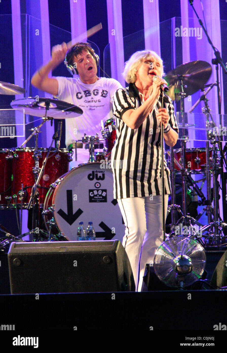 Debbie Harry of Blondie in concert at the Excel Centre as part of the ...