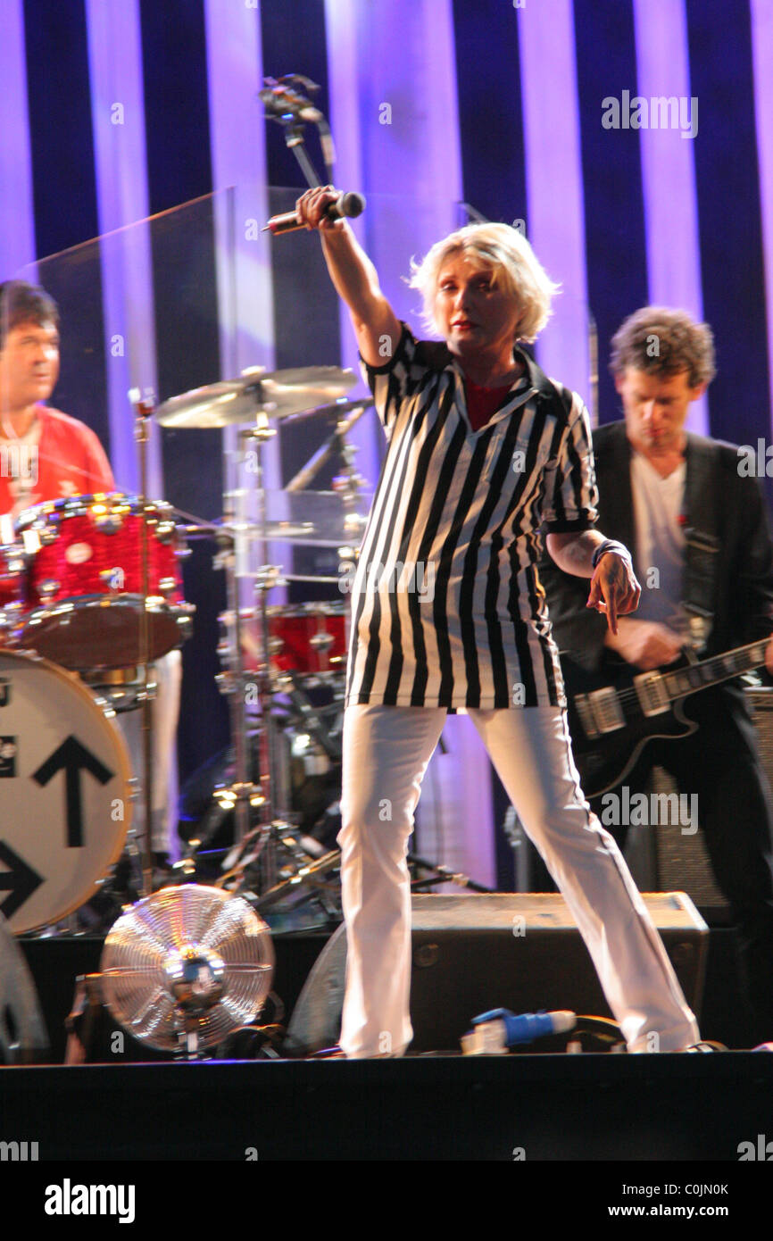 Debbie Harry of Blondie in concert at the Excel Centre as part of the ...