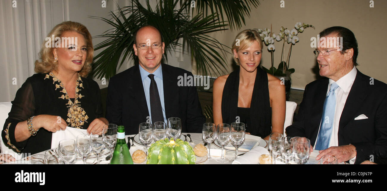 Princess Ira Von Furstenberg, Prince Albert of Monaco, Charlene ...