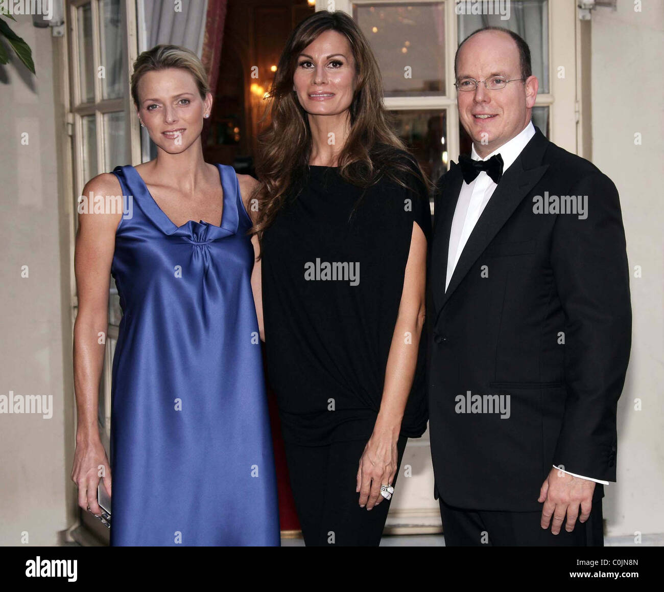 Prince Albert II of Monaco and Charlene Wittstock with Isabel ...