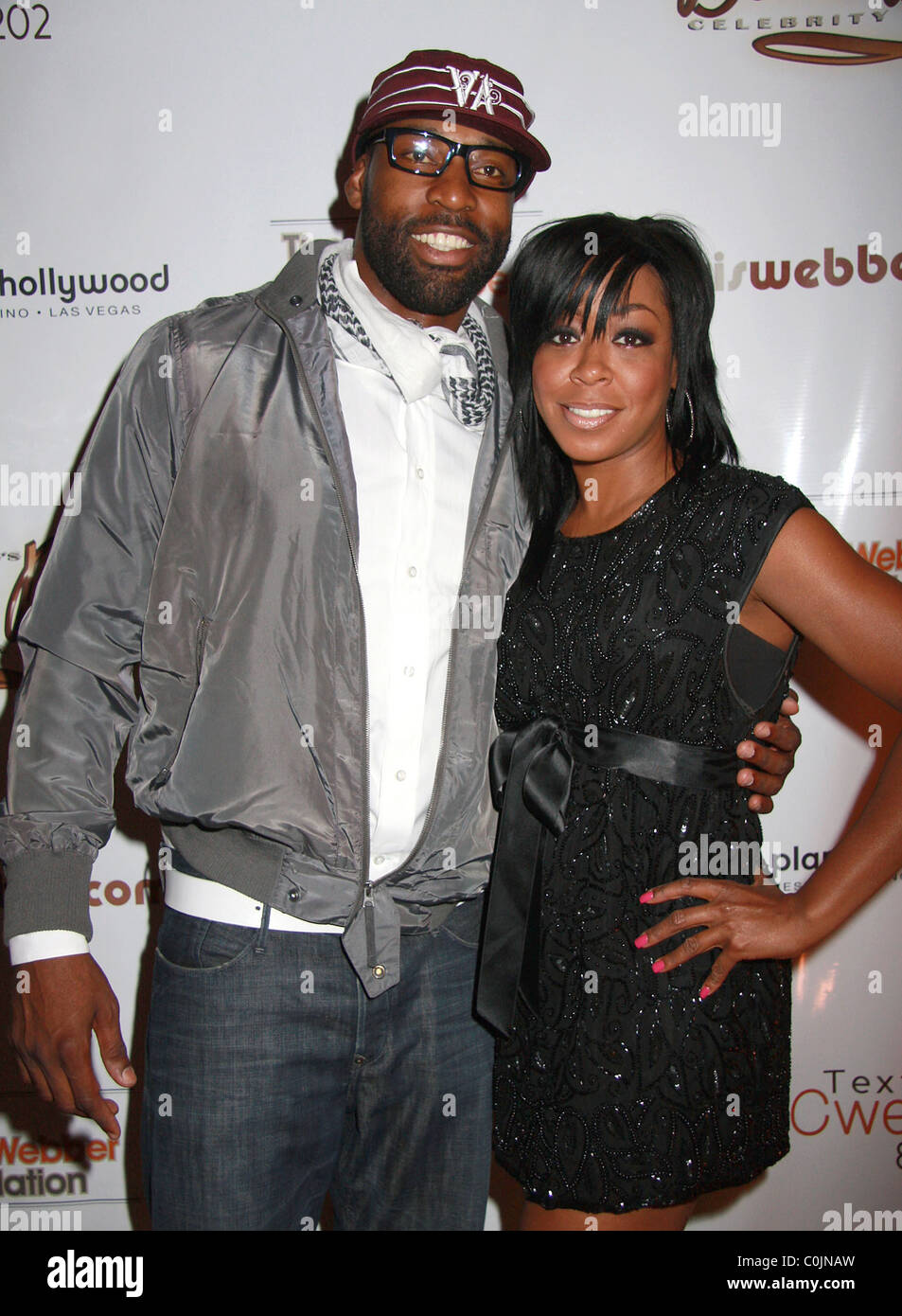 Baron Davis and Tichina Arnold Chris Webber Bada Bling Gala - arrivals ...