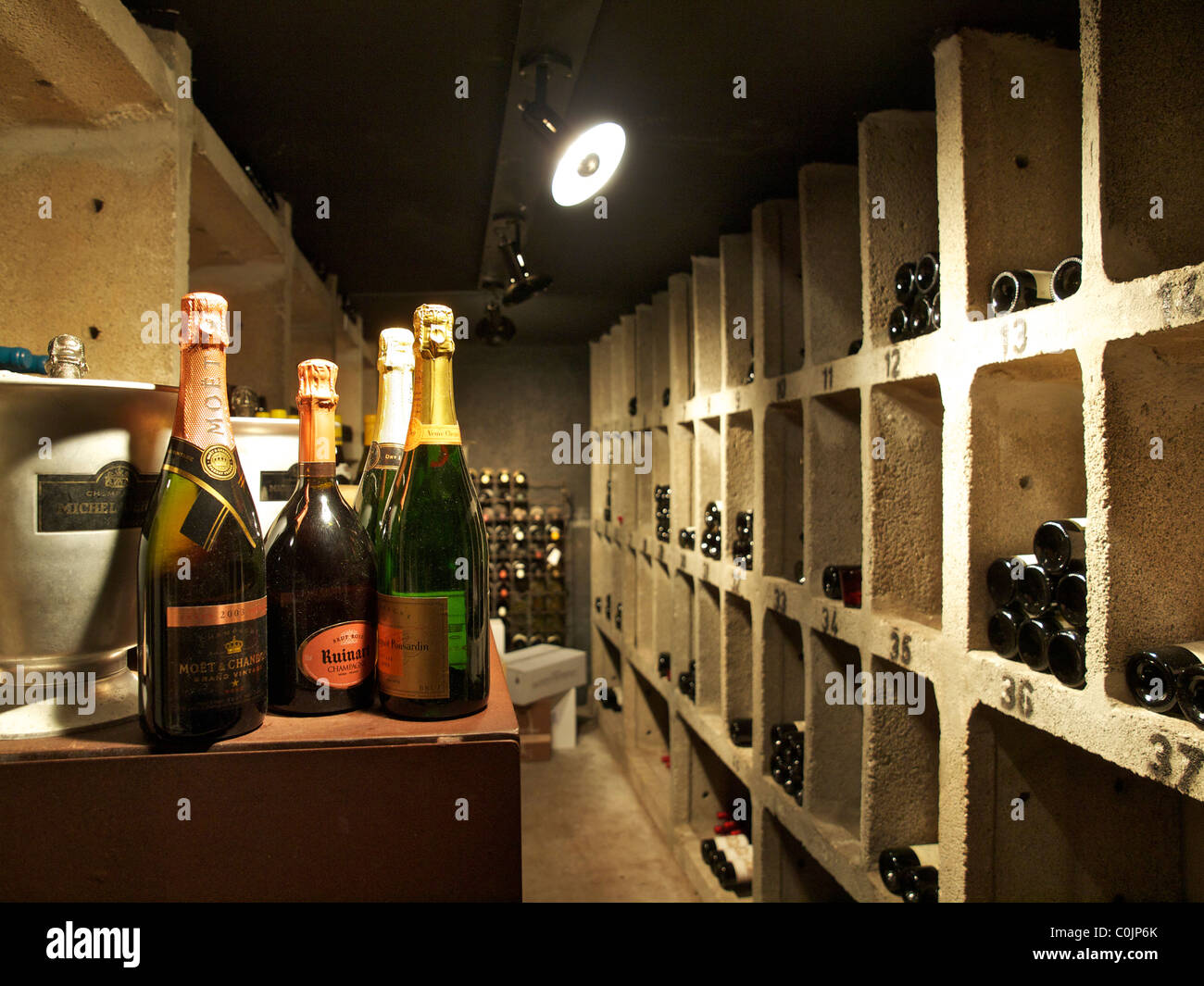 Well stocked wine cellar hi-res stock photography and images - Alamy