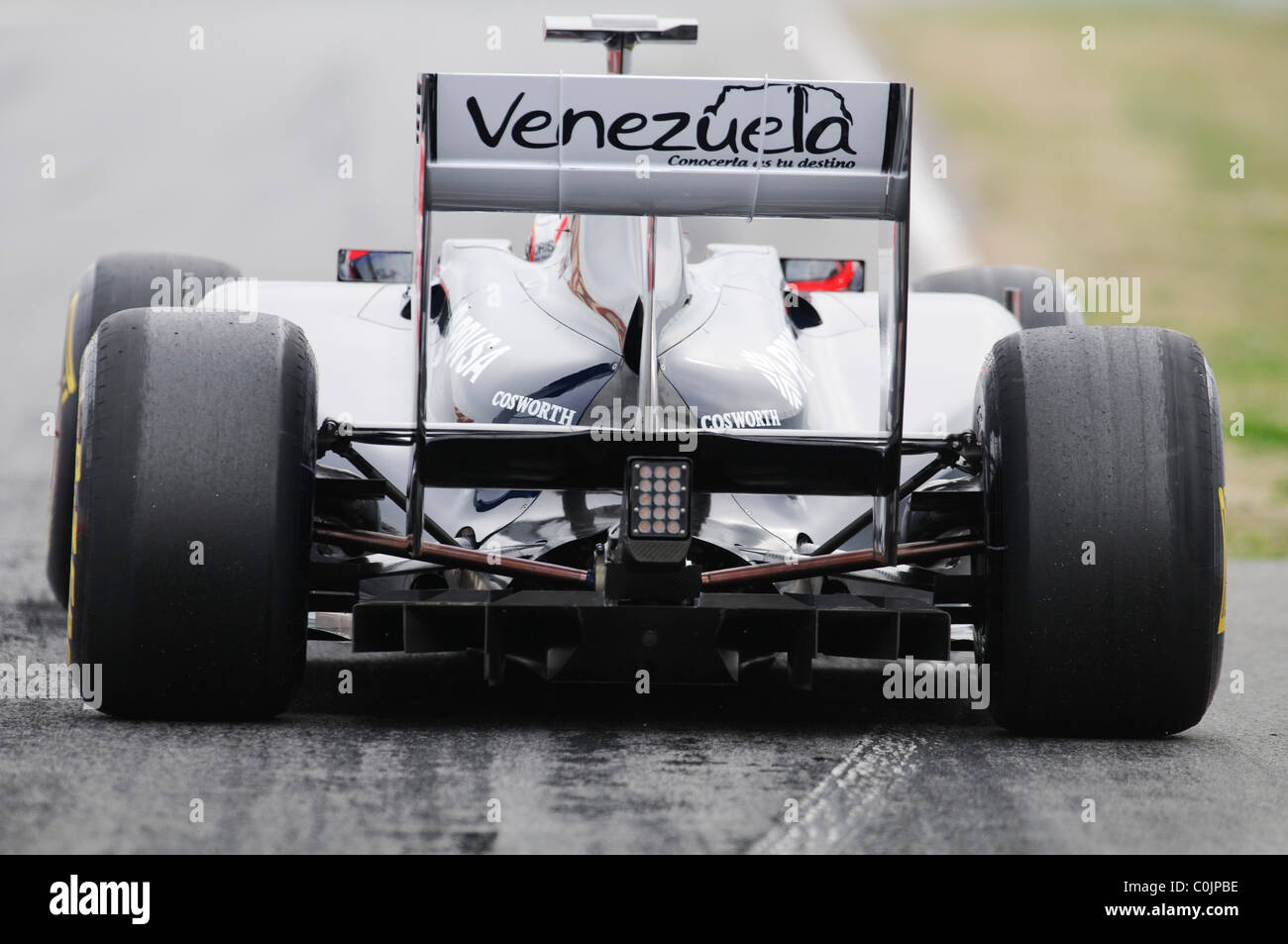 rear wing on the Williams F33 Formula One racecar Stock Photo - Alamy