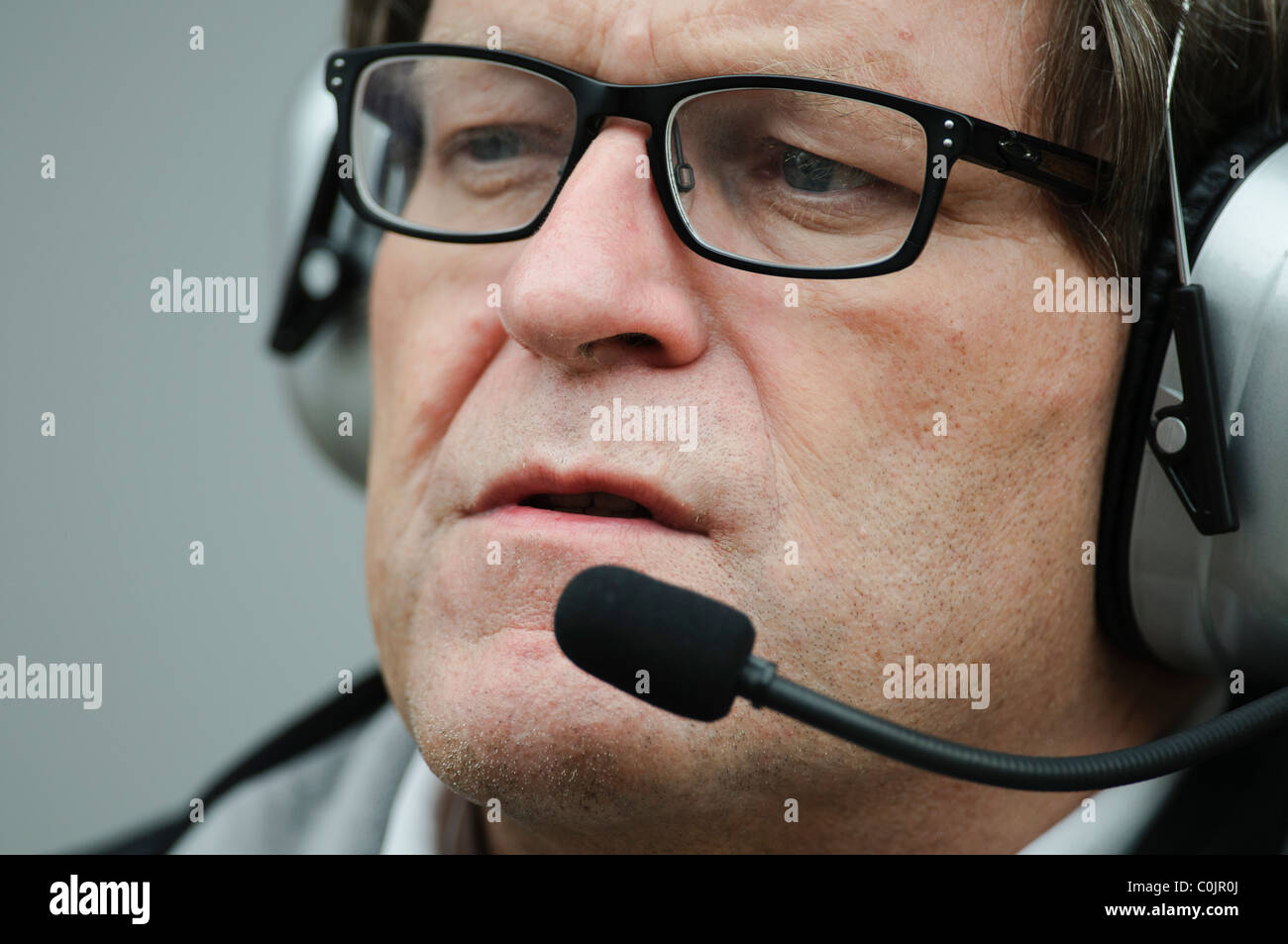 portrait of Norbert Haug, chief of motorsport, Mercedes-Benz Stock ...