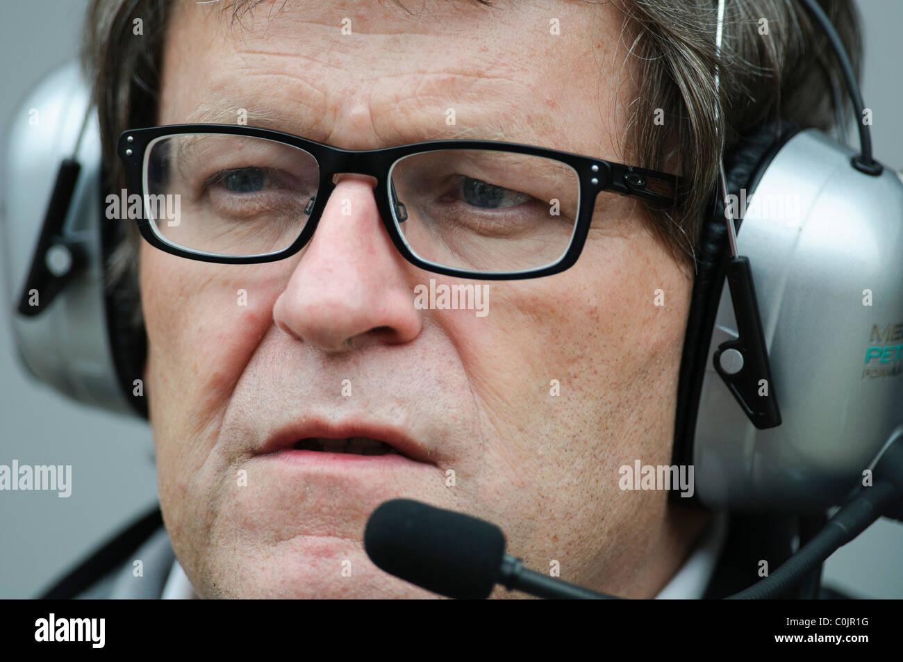 portrait of Norbert Haug, chief of motorsport, Mercedes-Benz Stock ...