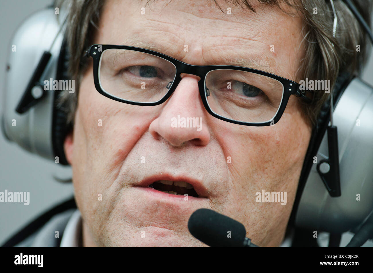 portrait of Norbert Haug, chief of motorsport, Mercedes-Benz Stock ...