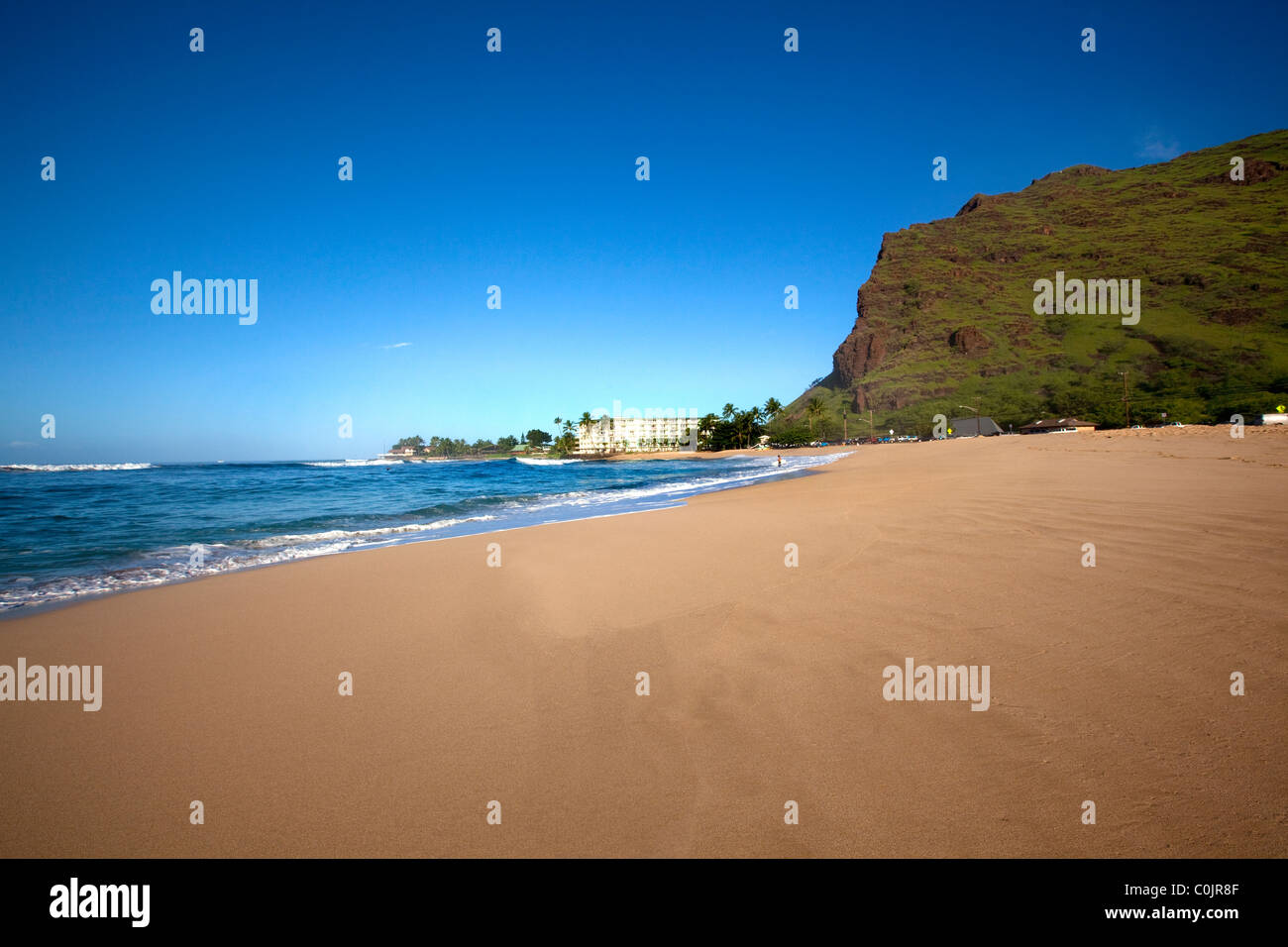 Makaha, Beach, Leeward Coast, Oahu, Hawaii Stock Photo - Alamy