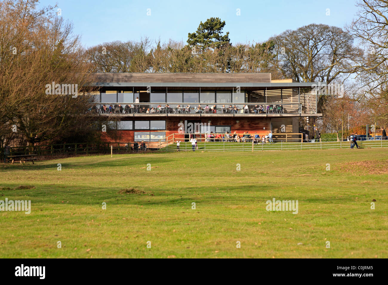 Visitor Centre and Cafe at YSP Yorkshire Sculpture Park, West Bretton ...