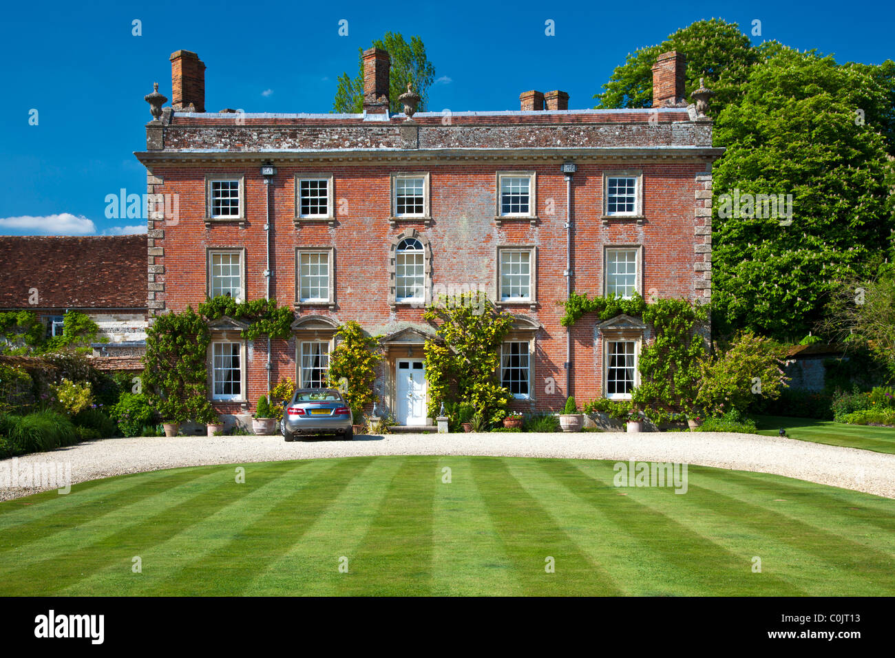 A medieval priory with 17th century Queen Anne face known as Chisenbury ...