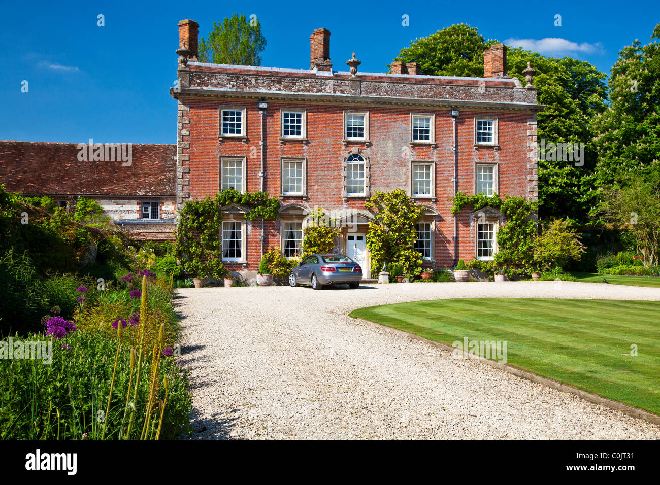 A medieval priory with 17th century Queen Anne face known as Chisenbury ...